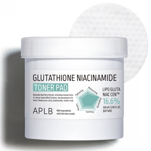 APLB Glutathione Niacinamide Toner Pad 60pads