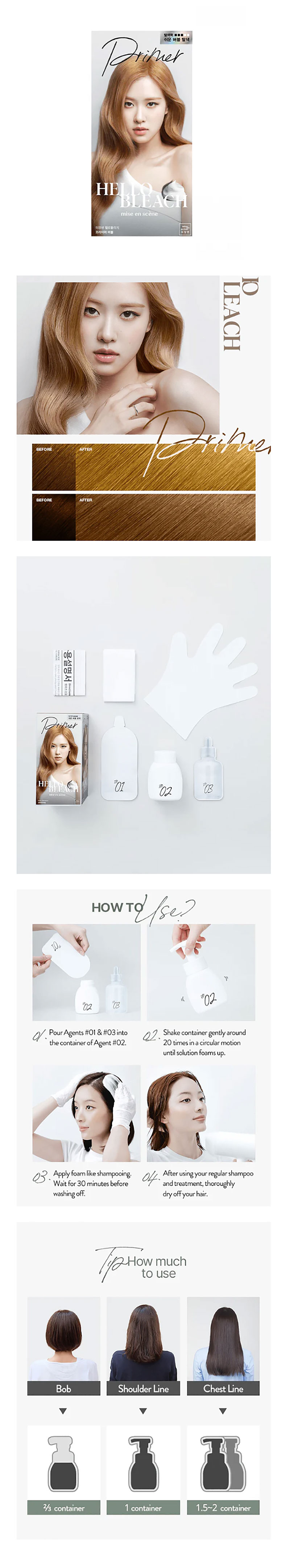 mise en scene Hello Bleach Primer Bubble 30g (22AD)